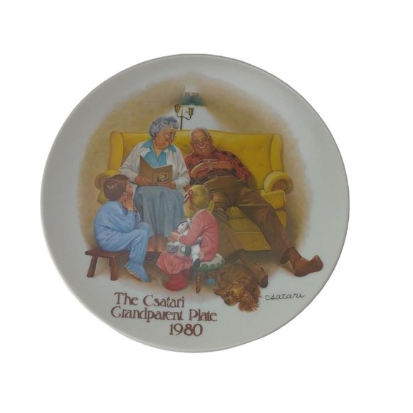 Knowles | Art | The Bedtime Story Csatari Grandparent Collector Plate ...